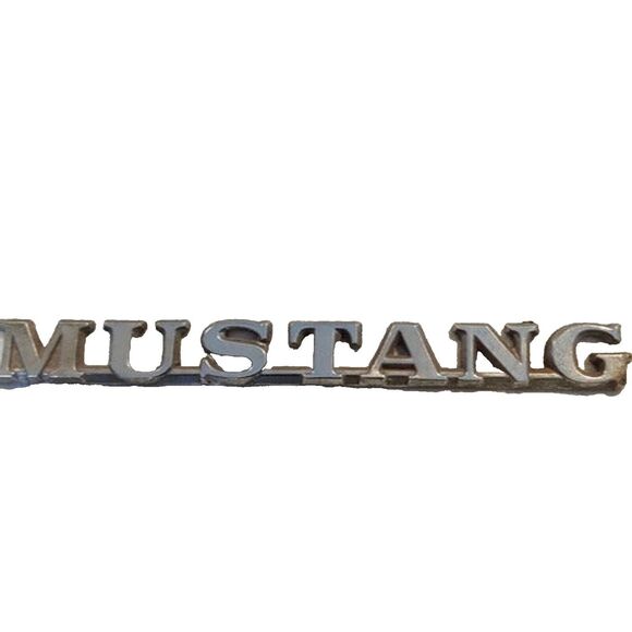 Ford | Other | Vintage Ford Mustang Script Emblem Badge Logo C5zb698c ...